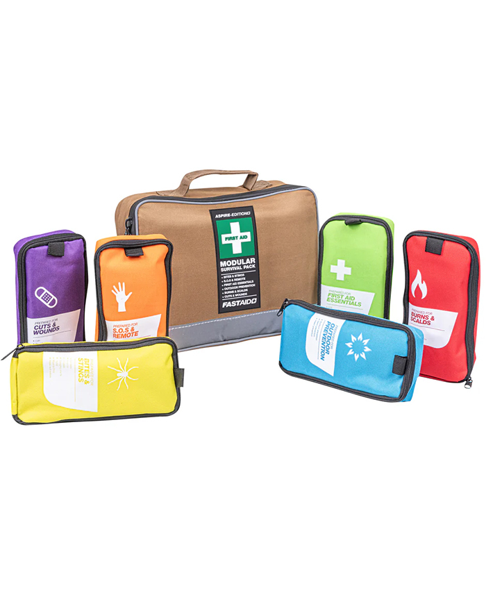FIRST AID KIT, ASPIRE-EDITION, MODULAR SURVIVAL PACK, SOFT PACK - FastAid